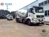 China Shacman 8x4 Heavy Duty Concrete Mixer Truck 14000L-18000L Capacity with 340HP Cummins Engine for sale