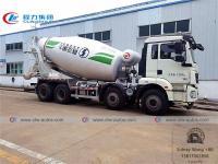 China Shacman 8x4 Heavy Duty Concrete Mixer Truck 14000L-18000L Capacity with 340HP Cummins Engine for sale
