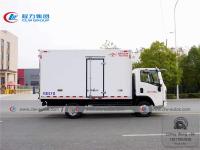 China Shacman 4x2 5 Ton Refrigerated Van Truck with Carrier Thermo King Freezer Unit 190HP for sale