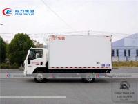 China Shacman 4x2 5 Ton Refrigerated Van Truck with Carrier Thermo King Freezer Unit 190HP for sale