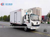 China Shacman 4x2 5 Ton Refrigerated Van Truck with Carrier Thermo King Freezer Unit 190HP for sale
