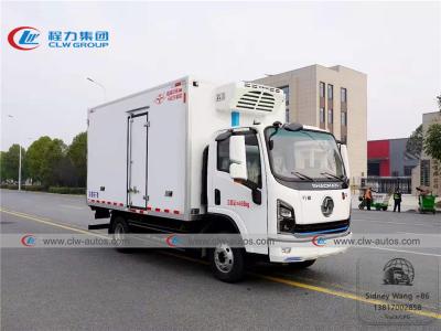 China Shacman 4x2 5 Ton Refrigerated Van Truck with Carrier Thermo King Freezer Unit 190HP for sale