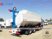China Sanhuan 8x4 40m3 20-30T Grain Bulk Feed Delivery Truck with Cummins 315HP for sale