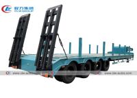 China 4 Axle 50 Ton 60 Ton Lowbed Semi Trailer for Lumber Transport 13000x3000mm for sale