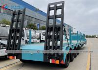 China 4 Axle 50 Ton 60 Ton Lowbed Semi Trailer for Lumber Transport 13000x3000mm for sale
