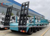 China 4 Axle 50 Ton 60 Ton Lowbed Semi Trailer for Lumber Transport 13000x3000mm for sale