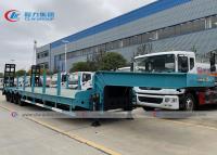 China 4 Axle 50 Ton 60 Ton Lowbed Semi Trailer for Lumber Transport 13000x3000mm for sale