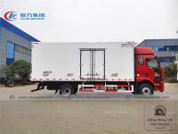 China 10 Ton FAW 4x2 Refrigerated Van Truck with Carrier Hanxue Thermo King Freezer Unit for sale