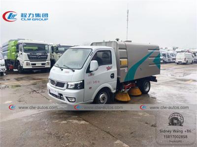 China Dongfeng 2-3T Mini Road Sweeper Truck with 800L Water Tank and 1700L Dust Tank for Urban Cleaning for sale