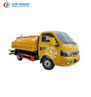 China Dongfeng 2 Ton 3MT Vacuum Sewage Suction Truck with 2000L Tank and 95HP Diesel Engine for sale