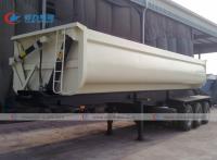 China 3 Axle 24CBM 40T U Shape Side Lifting Tipper Semi Trailer for sale
