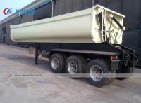China 3 Axle 24CBM 40T U Shape Side Lifting Tipper Semi Trailer for sale