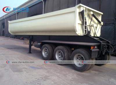 China 3 Axle 24CBM 40T U Shape Side Lifting Tipper Semi Trailer for sale