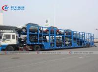 China 2 Axle Car Carrier Semi Trailer 8 Units SUV Transport 15000mm Hydraulic Lifting for sale