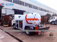 China 4000L Sinotruk HOWO 4x2 LPG Bobtail Tanker Truck with Flow Meter - 88 kW Engine, 3360mm Wheelbase for sale