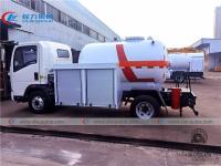 China 4000L Sinotruk HOWO 4x2 LPG Bobtail Tanker Truck with Flow Meter - 88 kW Engine, 3360mm Wheelbase for sale