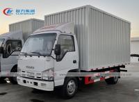 China ISUZU 4x2 6 Wheeler 5 Ton Side Lift Wing Open Cargo Transport Truck 110HP for sale