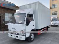 China ISUZU 4x2 6 Wheeler 5 Ton Side Lift Wing Open Cargo Transport Truck 110HP for sale