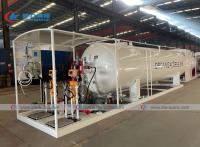 China ASME 20CBM 10MT Skid Mounted LPG Gas Refilling Plant 20000L 380V for sale