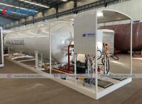 China ASME 20CBM 10MT Skid Mounted LPG Gas Refilling Plant 20000L 380V for sale