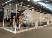 China ASME 20CBM 10MT Skid Mounted LPG Gas Refilling Plant 20000L 380V for sale