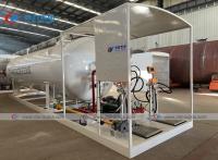China ASME 20CBM 10MT Skid Mounted LPG Gas Refilling Plant 20000L 380V for sale