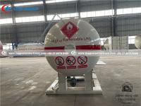 China 5000 Liter 2.5 Ton LPG Skid Station with Cylinder Filling Scales 380V 5.5kW for sale