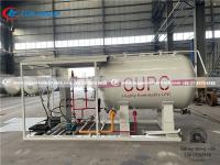 China 5000 Liter 2.5 Ton LPG Skid Station with Cylinder Filling Scales 380V 5.5kW for sale