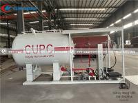 China 5000 Liter 2.5 Ton LPG Skid Station with Cylinder Filling Scales 380V 5.5kW for sale
