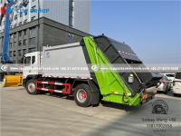 China Dongfeng 12000 Liters Garbage Compactor Truck with Snow Shovel 16000kg GVW for sale