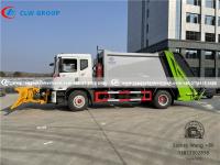 China Dongfeng 12000 Liters Garbage Compactor Truck with Snow Shovel 16000kg GVW for sale