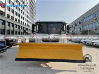 China Dongfeng 12000 Liters Garbage Compactor Truck with Snow Shovel 16000kg GVW for sale