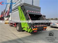 China Dongfeng 12000 Liters Garbage Compactor Truck with Snow Shovel 16000kg GVW for sale