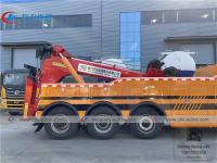 China Shacman 8x4 Heavy Duty Wrecker Towing Truck 25-50 Ton Capacity with 371HP Engine and 400L Fuel Tank for sale