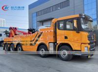 China SHACMAN 8x4 380HP 50T Road Rescue Recovery Tow Truck Wrecker Bus Towing for sale