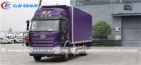 China 10 Ton FAW 4x2 Refrigerated Van Truck with Thermo King Freezing Unit 40cbm for sale