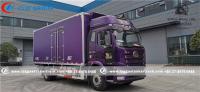 China 10 Ton FAW 4x2 Refrigerated Van Truck with Thermo King Freezing Unit 40cbm for sale