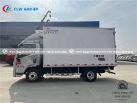 China Shacman 4x2 4T 5T Refrigerated Van Truck with Thermo King Cooling Unit 3800mm Wheelbase for sale