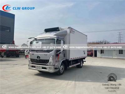 China Shacman 4x2 4T 5T Refrigerated Van Truck with Thermo King Cooling Unit 3800mm Wheelbase for sale