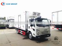 China JMC 4X2 Small Refrigerated Van Truck 3-5 Tons 5995mm for Drinks Delivery for sale