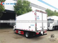 China JMC 4X2 Small Refrigerated Van Truck 3-5 Tons 5995mm for Drinks Delivery for sale