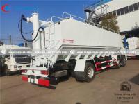 China Shacman 4x2 20CBM Bulk Feed Delivery Tanker Truck with 22kW 380V Electric Hydraulic Auger for sale