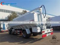 China Shacman 4x2 20CBM Bulk Feed Delivery Tanker Truck with 22kW 380V Electric Hydraulic Auger for sale