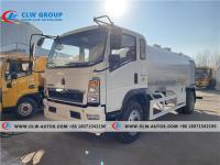 China Sinotruk HOWO 4 Ton LPG Bobtail Truck 8000L Propane Dispenser Truck for sale
