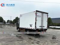 China 3 Ton Dongfeng Small Refrigerated Delivery Truck with Thermo King Unit 3300mm Wheelbase for sale