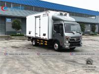 China 3 Ton Dongfeng Small Refrigerated Delivery Truck with Thermo King Unit 3300mm Wheelbase for sale