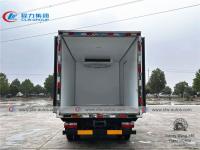China 3 Ton Dongfeng Small Refrigerated Delivery Truck with Thermo King Unit 3300mm Wheelbase for sale