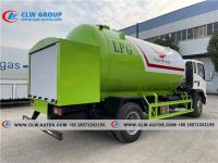 China HOWO 8-Ton Propane Bobtail Truck with 12,000L LPG Tank and 90 km/h Speed for Mobile Fueling for sale