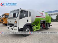 China HOWO 8-Ton Propane Bobtail Truck with 12,000L LPG Tank and 90 km/h Speed for Mobile Fueling for sale