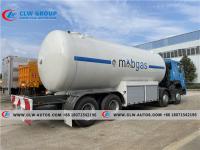 China 15tons LPG Bobtail Truck Propane Gas Tank Truck 30000L 8x4 Howo Chassis for sale